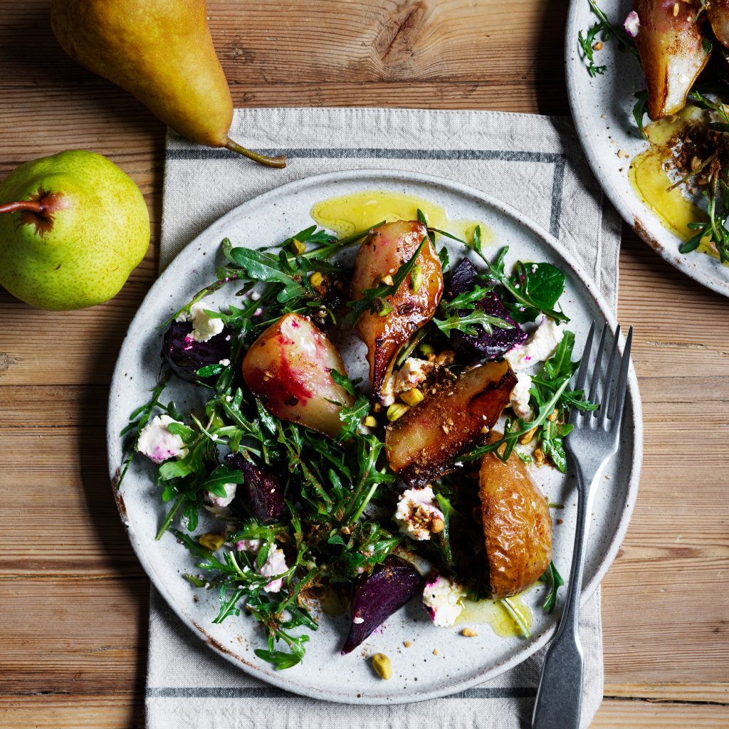 Roast pear, beetroot and feta salad | Australian Pears
