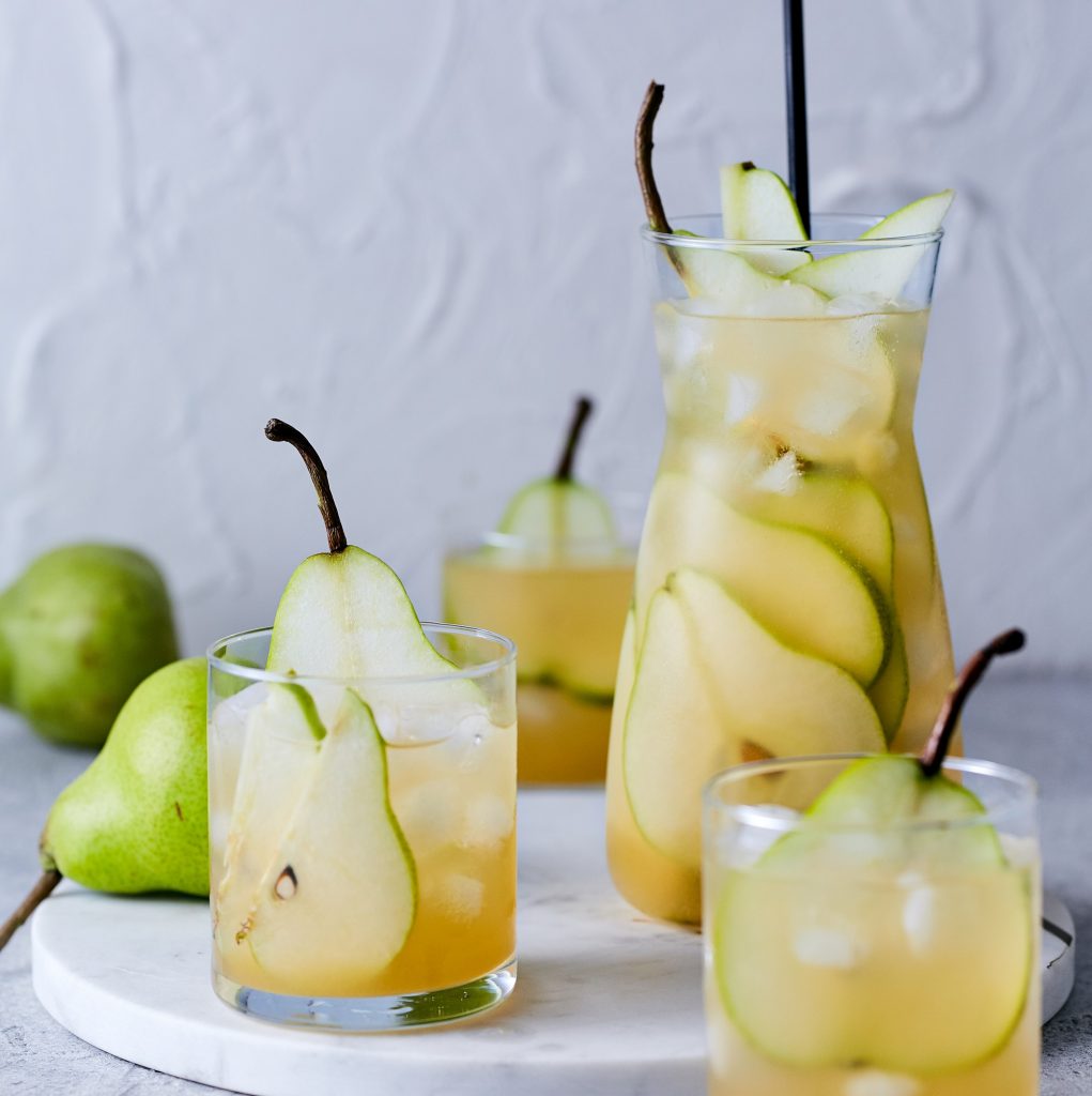Honey spiced pear mock-tail | Australian Pears